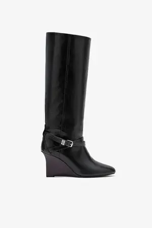 GANNI Kat High Boot - Black