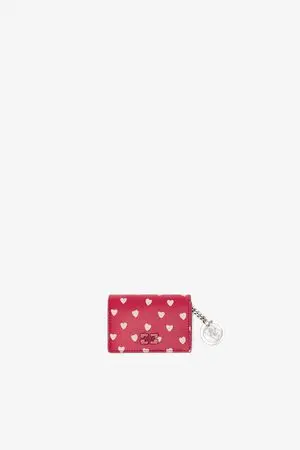 GANNI Bou Card Holder With Flap And Dots