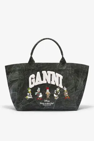 GANNI X Disney Daisy Duck Tote - Black