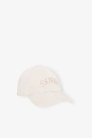 GANNI Canvas Cap - White