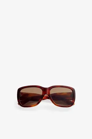 GANNI X Ace & Tate Antonio Sunglasses - Beige