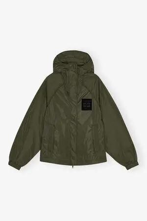 GANNI Nylon Jacket - Green