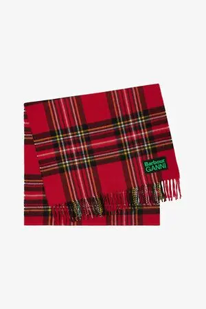 GANNI X Barbour Wool Scarf