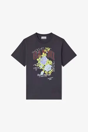 GANNI Printed T-shirt - Mixed