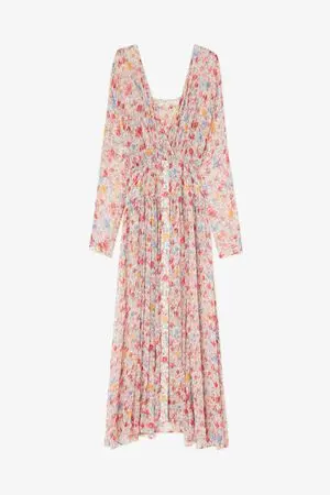 GANNI Floral Print Dress - Mixed