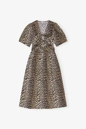 GANNI GANNI Floral Print Dress Mixed