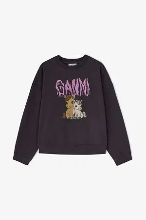 GANNI Isoli Jersey Sweatshirt - Mixed