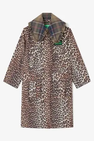 GANNI X Barbour Long Coat - Mixed