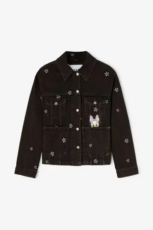 GANNI X Disney Daisy Duck Denim Oversized Jacket