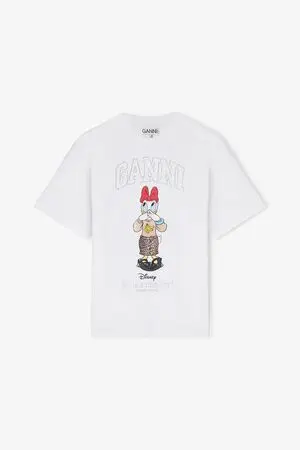 GANNI X Disney Daisy Duck T-shirt - White