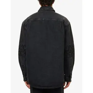 Loewe Relaxed-fit Anagram Denim Shirt - Black