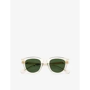 Burberry Round-frame Acetate Sunglasses - Yellow