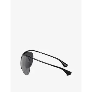 Burberry Be3168 Cat-eye Sunglasses - Black
