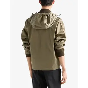 Prada Re-nylon Branded Shell Jacket