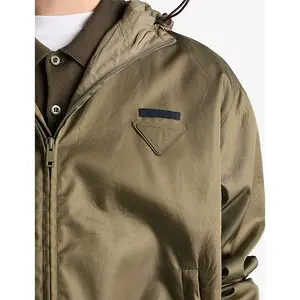 Prada Re-nylon Branded Shell Jacket