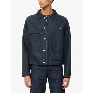 C.P. COMPANY Classic-collar Patch-pocket Jacket