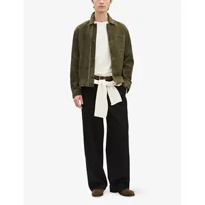 The Kooples Suede Zip-up Jacket