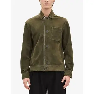 The Kooples Suede Zip-up Jacket