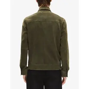 The Kooples Suede Zip-up Jacket