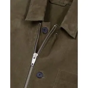 The Kooples Suede Zip-up Jacket