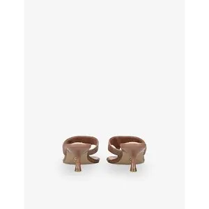 Steve Madden Soundview 234 Heeled Leather Sandals - Brown
