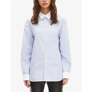 The Kooples Striped Relaxed-fit Cotton Shirt