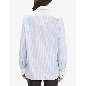 The Kooples Striped Relaxed-fit Cotton Shirt