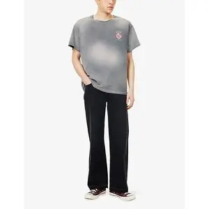 GALLERY DEPT. 40‑year Graphic-print Cotton T-shirt - Black
