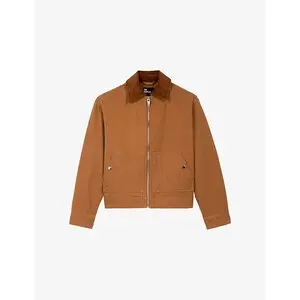 The Kooples Relaxed Fit Cotton Jacket