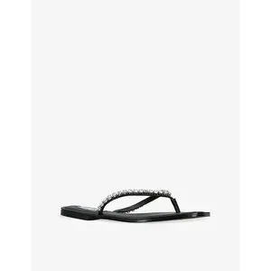 Steve Madden Kustom 001 Embellished Woven Sandals
