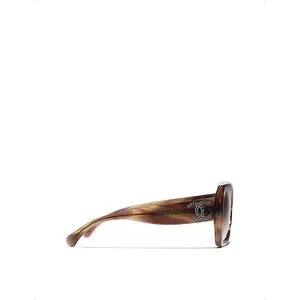 Chanel Ch5555 Square Sunglasses - Brown