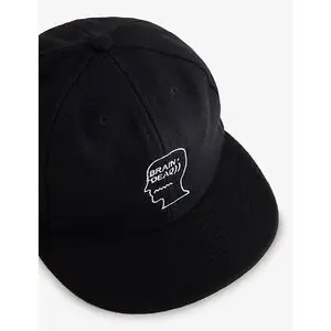 BRAIN DEAD Logo-embroidered Wool-blend Cap - Black