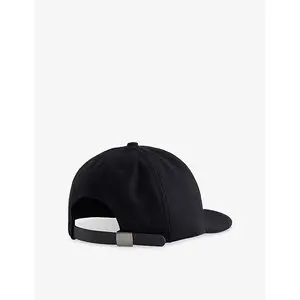 BRAIN DEAD Logo-embroidered Wool-blend Cap - Black