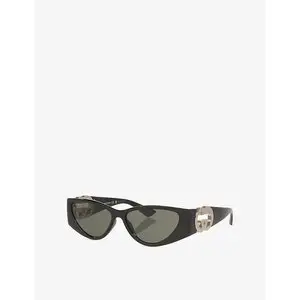 Gucci Gg1824s Cat-eye Acetate Sunglasses - Black
