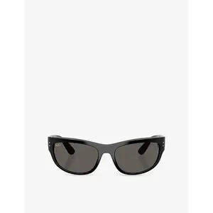 Ray-ban Pillow-frame Acetate Sunglasses - Black