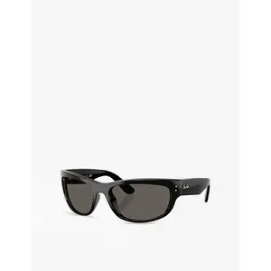 Ray-ban Pillow-frame Acetate Sunglasses - Black