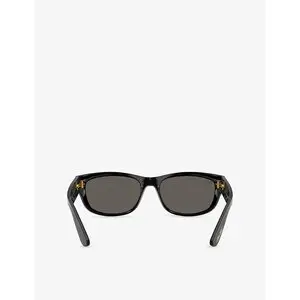 Ray-ban Pillow-frame Acetate Sunglasses - Black