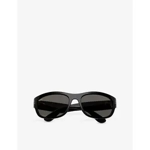 Ray-ban Pillow-frame Acetate Sunglasses - Black