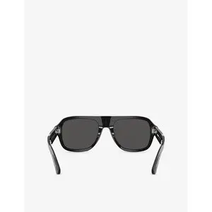 Burberry Be4478 Aviator Sunglasses - Black