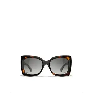 Chanel Ch5555 Square-frame Sunglasses - Brown