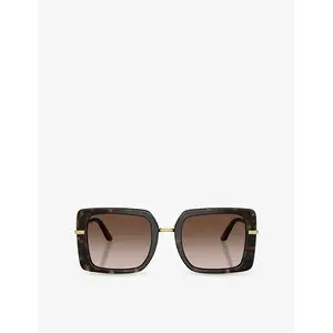 Dolce & Gabbana Dg4491 Square-frame Sunglasses - Brown