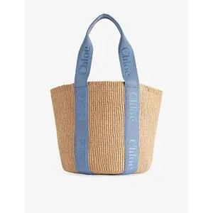 Chloé Large Raffia Tote Bag