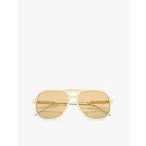 Brunello Cucinelli Bc4022s Pilot-frame Sunglasses