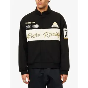 DUKE + DEXTER Dr1 Racing Embroidered-logo Cotton Jacket