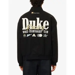 DUKE + DEXTER Dr1 Racing Embroidered-logo Cotton Jacket