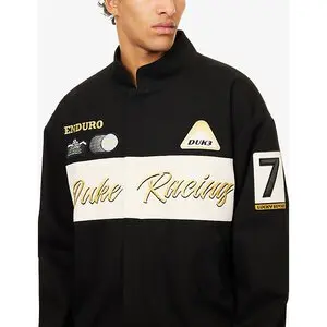 DUKE + DEXTER Dr1 Racing Embroidered-logo Cotton Jacket