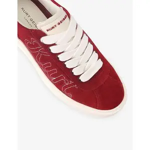 Kurt Geiger Albion Retro Suede Trainers - Red
