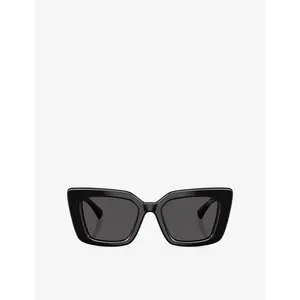 Burberry Cat-eye Acetate Sunglasses - Black