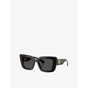 Burberry Cat-eye Acetate Sunglasses - Black