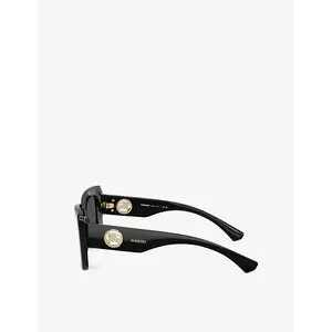 Burberry Cat-eye Acetate Sunglasses - Black